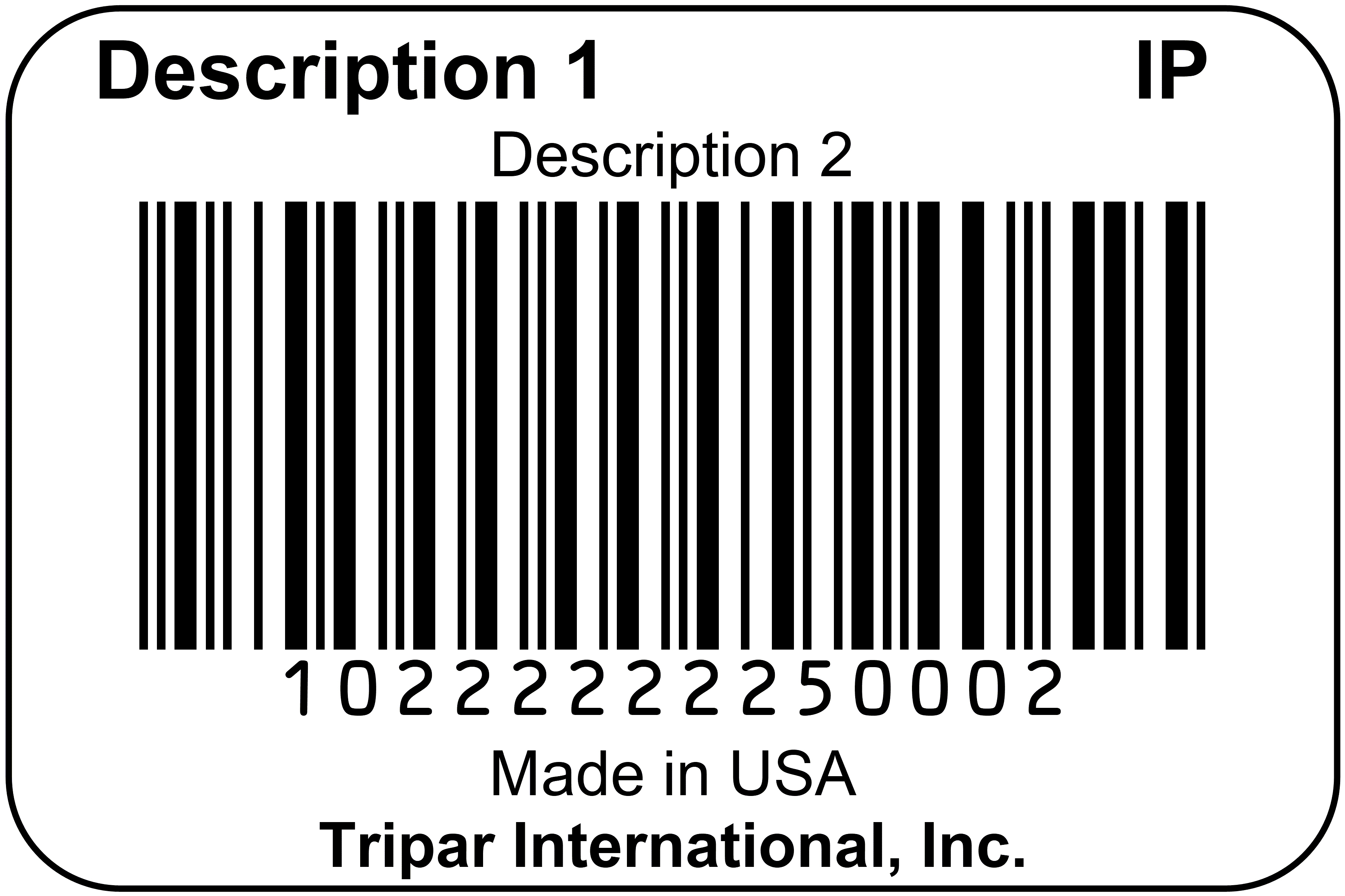 Order Barcodes