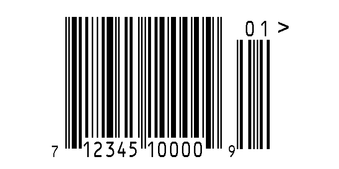 Order UPC Barcode Labels Online - Layouts for 2.0" x 1.0" VINYL Labels